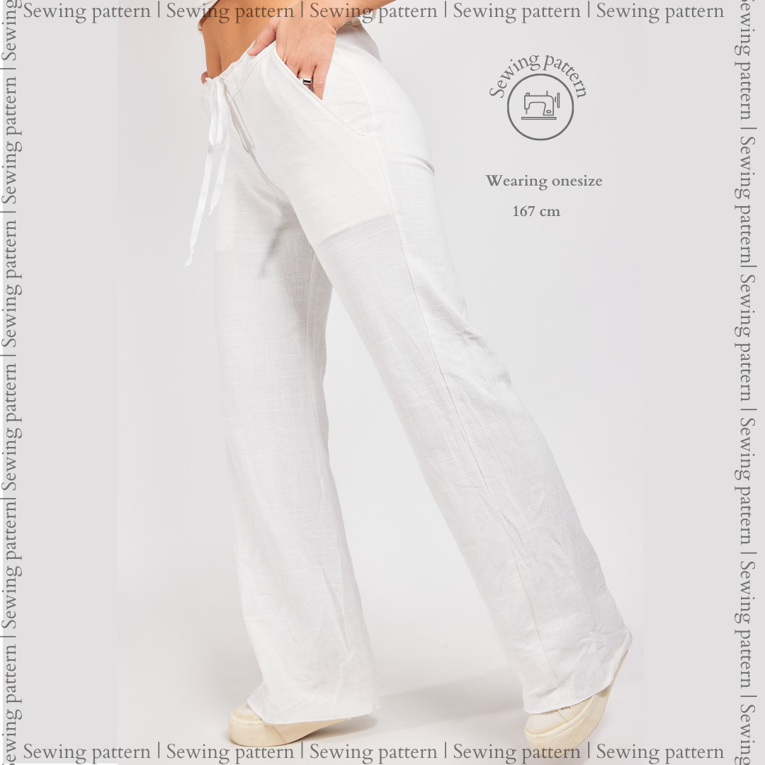 Linnen pants | Sewing pattern | Printable – Footestudio